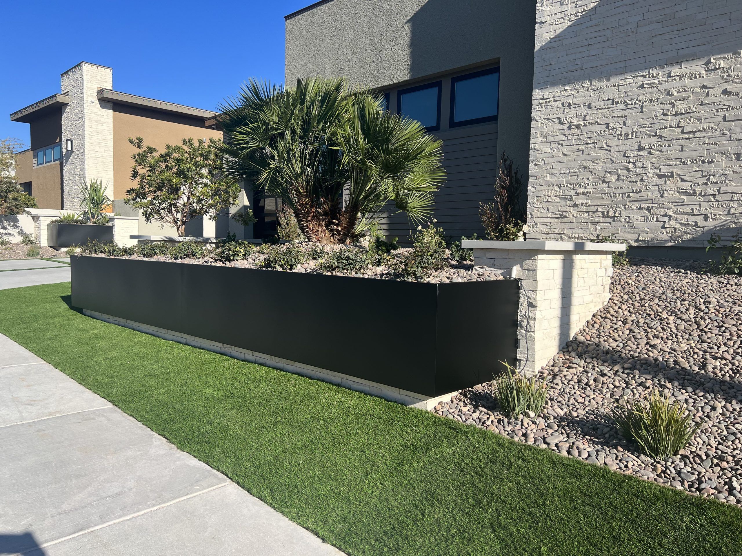 Steel Planter Beds | Custom Steel Planters in Las Vegas