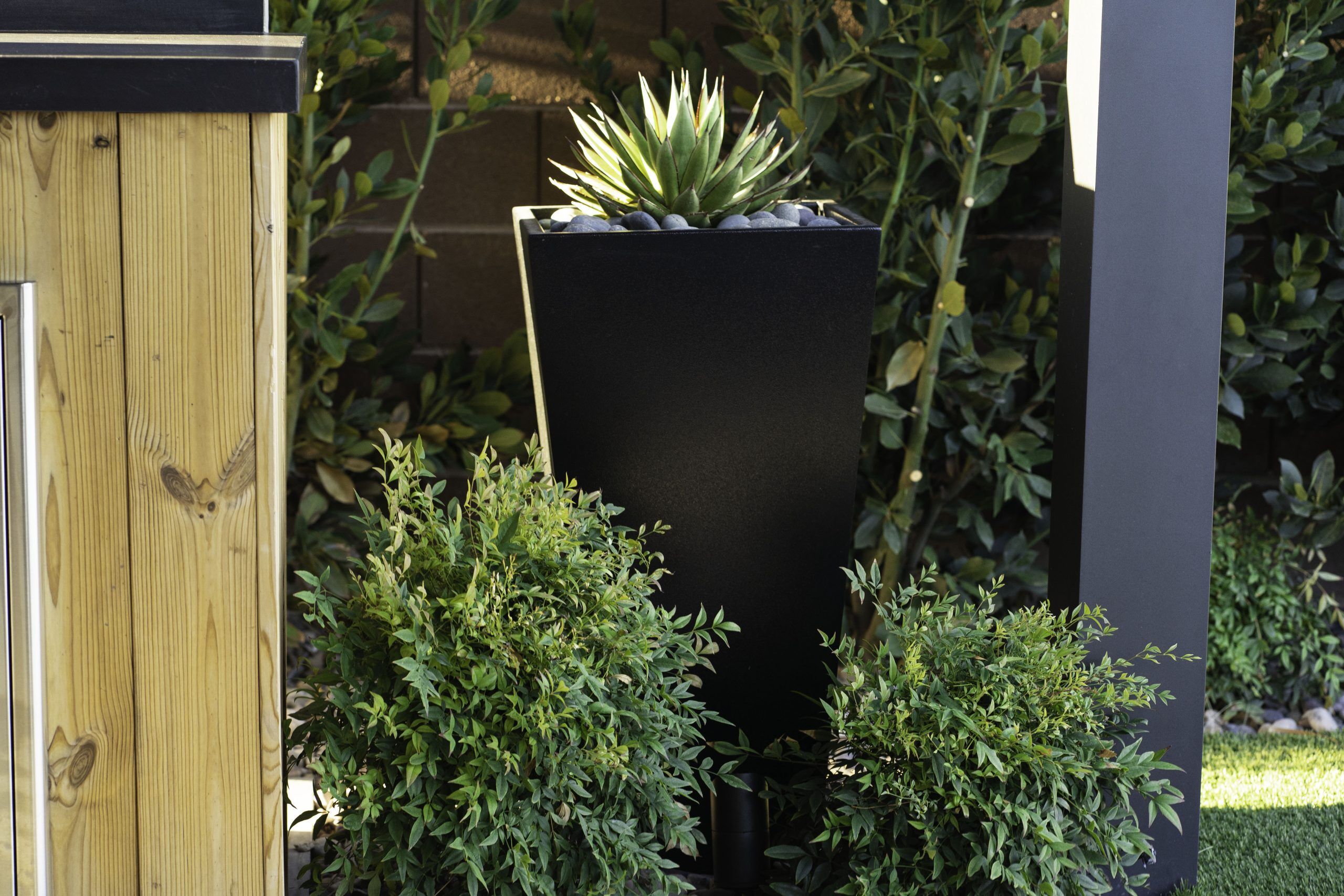 Tapered Pedestal Steel Planters - Lisa Collection - Matrix Metalworks ...