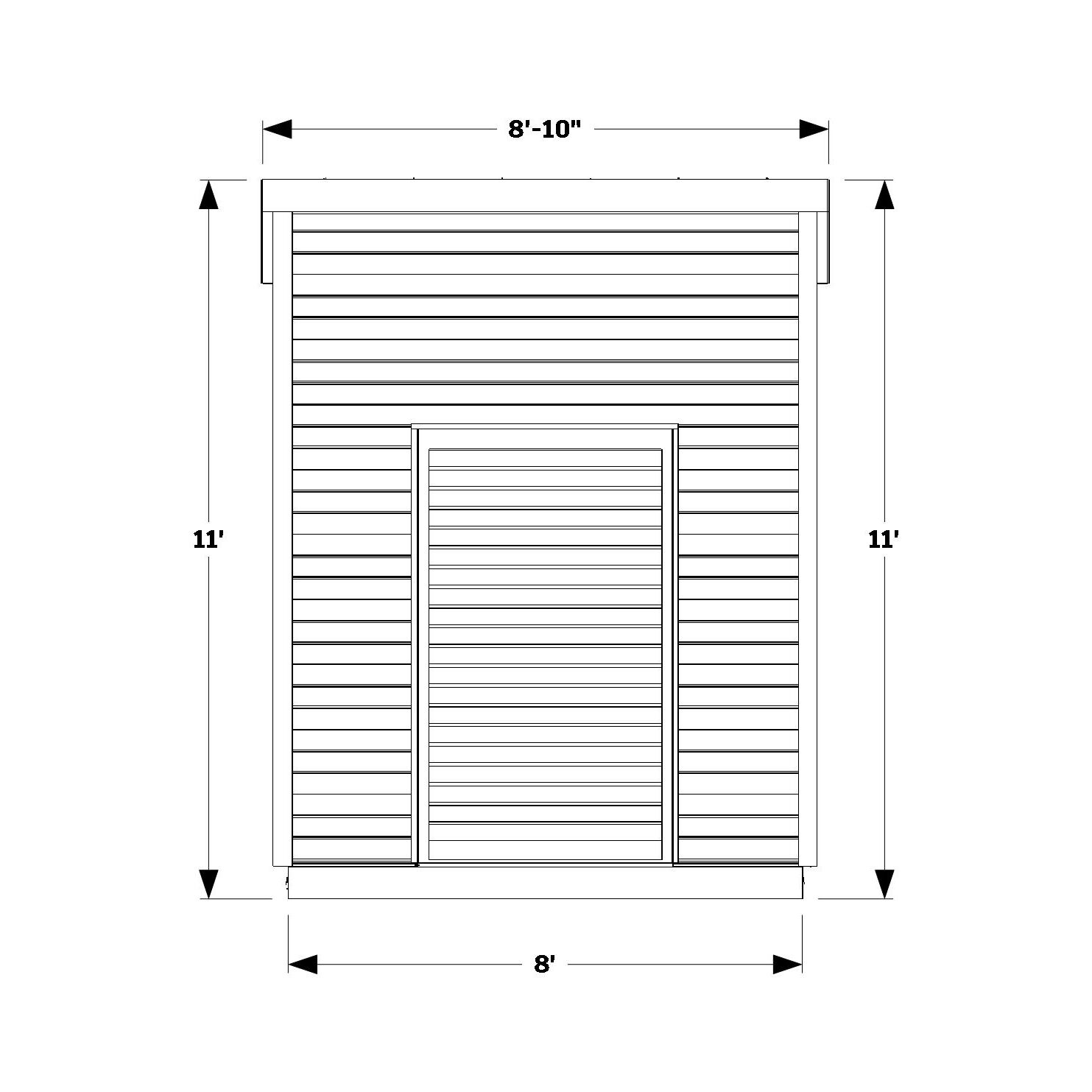Matrix 8x20 Storage Shed - Matrix Metalworks - Las Vegas Custom Metal ...
